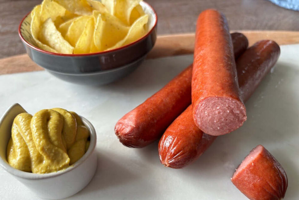 Halal Beef Hot Dog 22cm – The Sausage Man